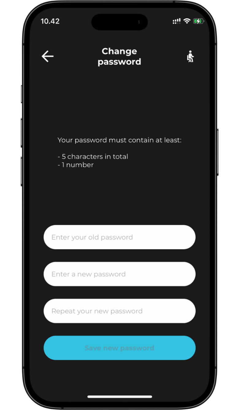 GetUpp App support | Change login