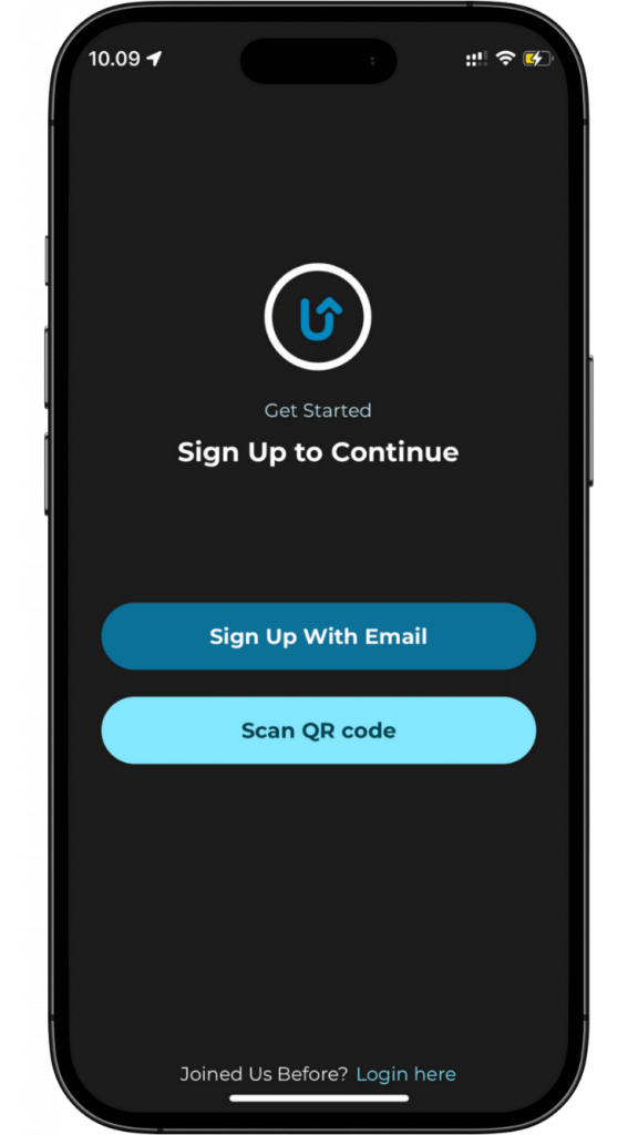 GetUpp App support | QR-code login