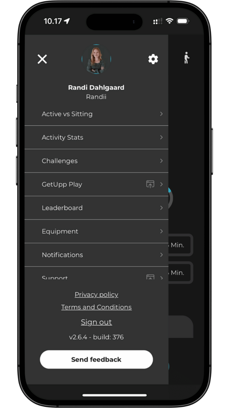 GetUpp App support | Activate Apple Health data
